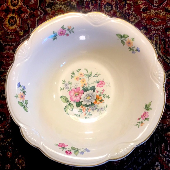 Homer Laughlin | Dining | Vintage Homer Laughlin Virginia Rose Floral ...